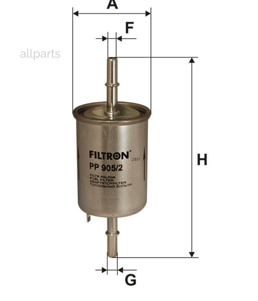 FILTRON PP9052 фильтр топливный