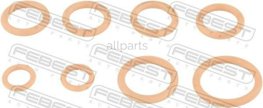 FEBEST 24400-003-KIT Кольцо уплотнительное трубки кондиционера RENAULT LOGAN SANDERO I 2005.03-2018.07 FEBEST 24400-003-KIT