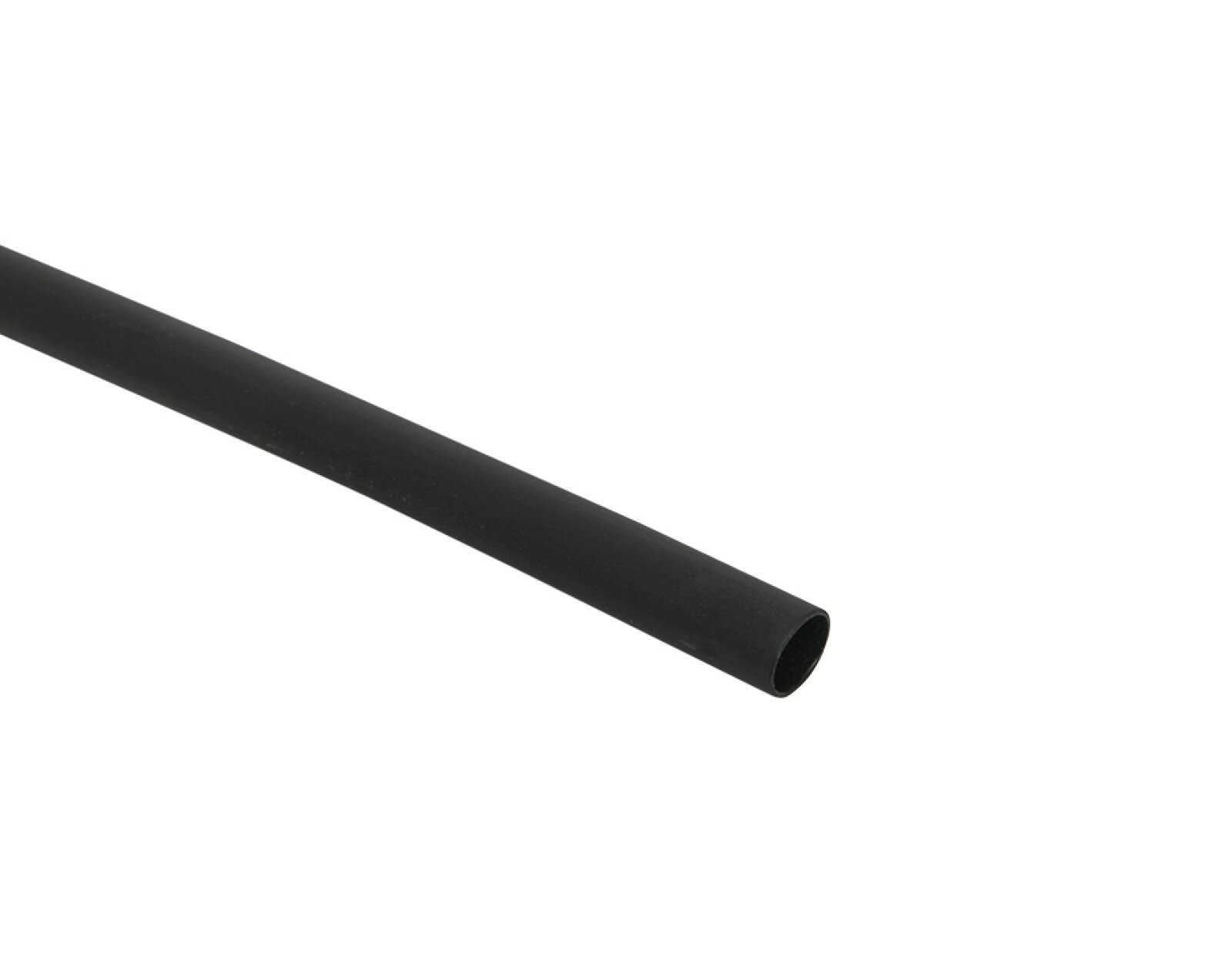 Термоусадочная трубка EKF PROxima ТУТк, клеевая, черная, 1 м