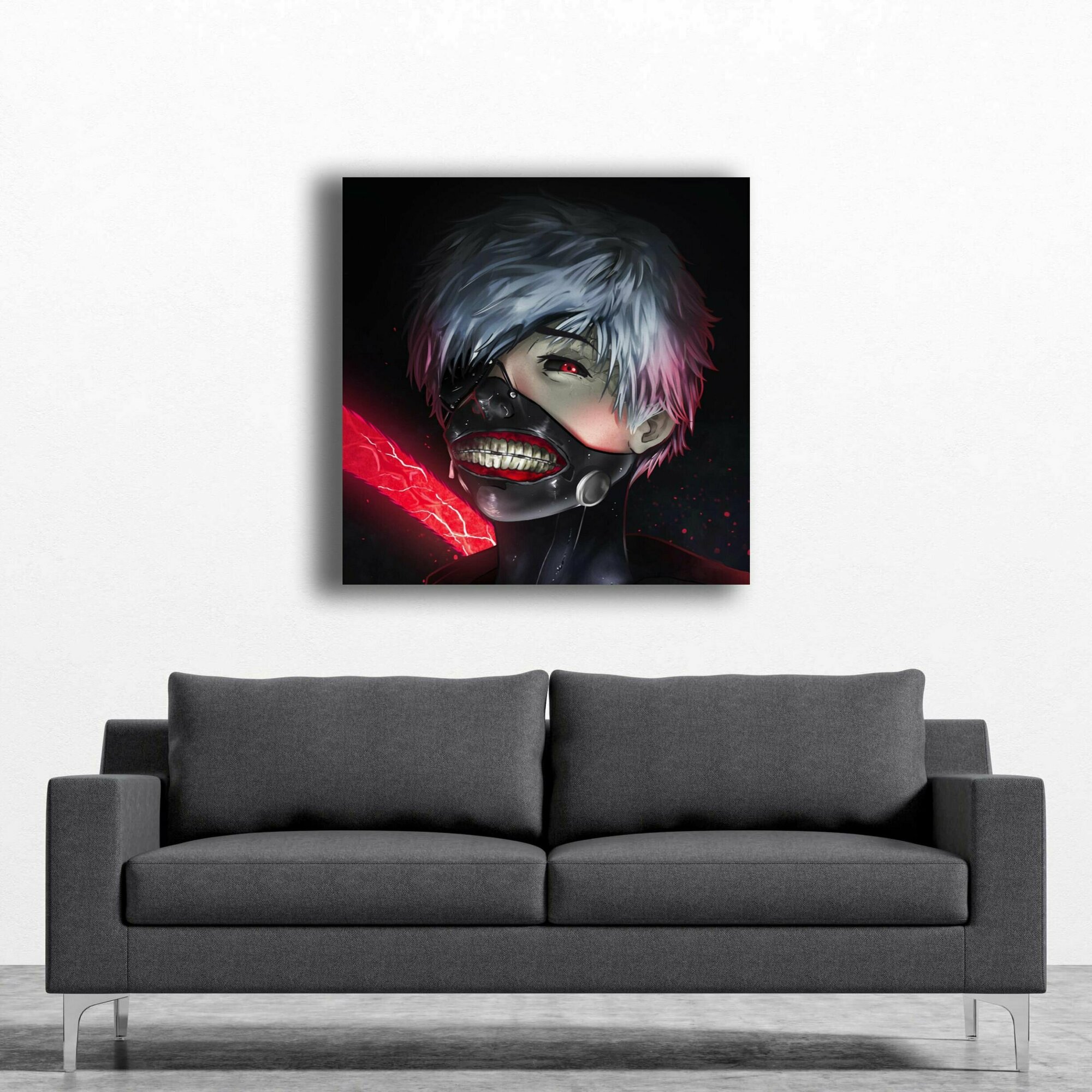 Интерьерная картина на холсте / dead inside / zxc 60*60