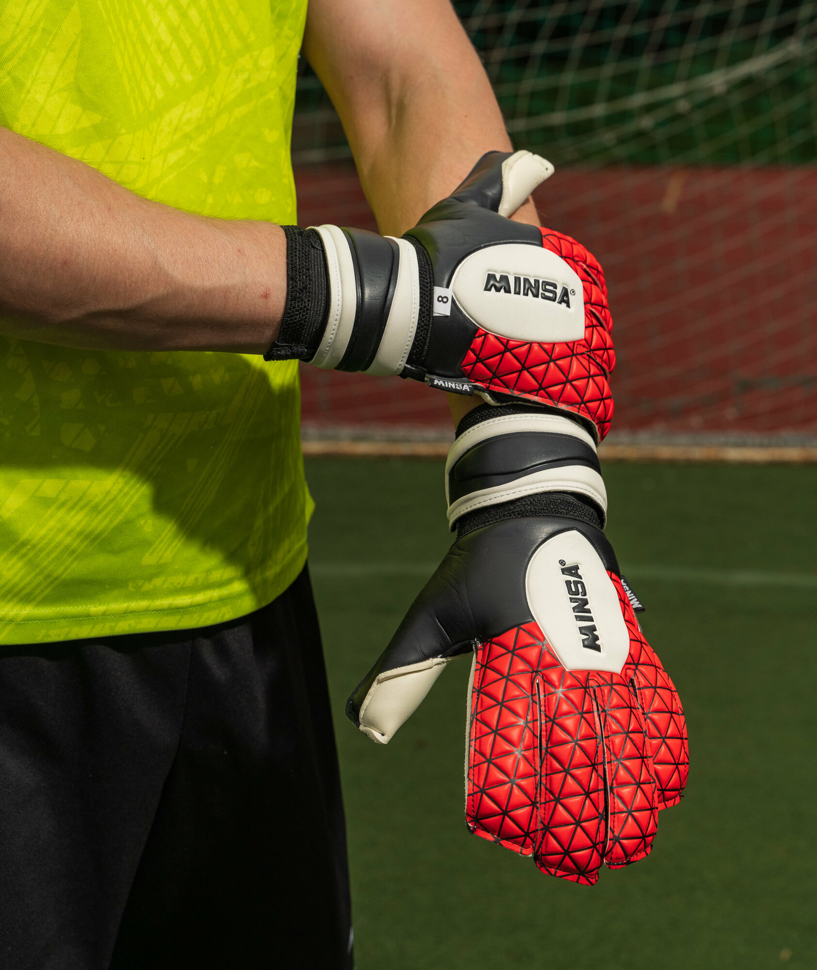Вратарские перчатки MINSA GK355 Artho-fix, размер 5