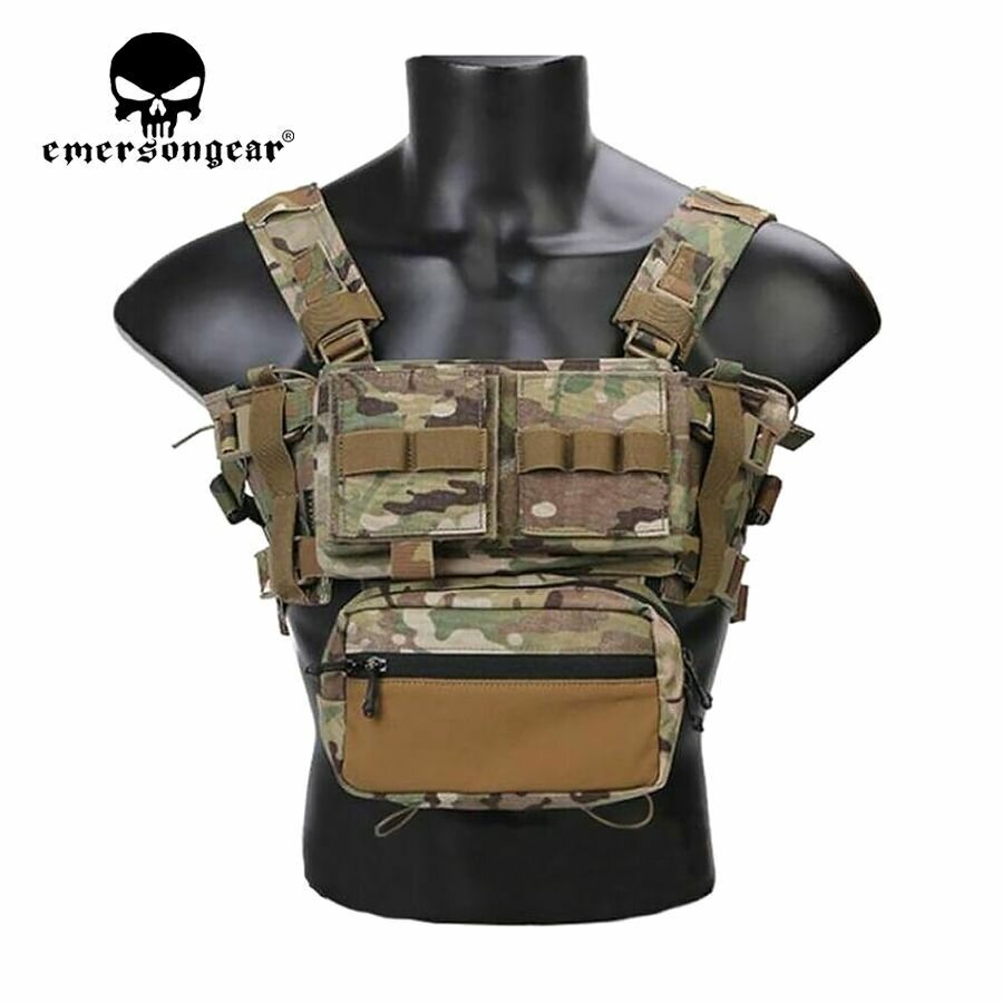 Рзгрузочный жилет Emersongear Micro Fight Chissis MK3 Chest Rig Мультикам