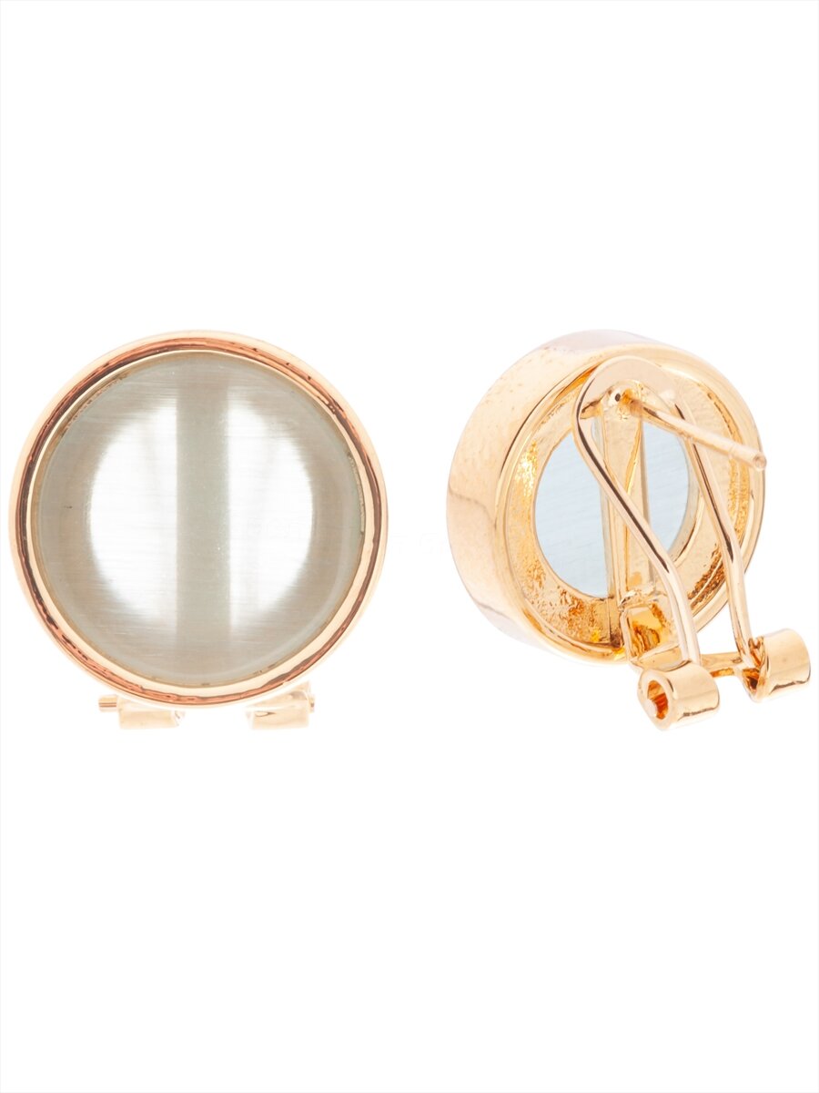 Серьги, кошачий глаз