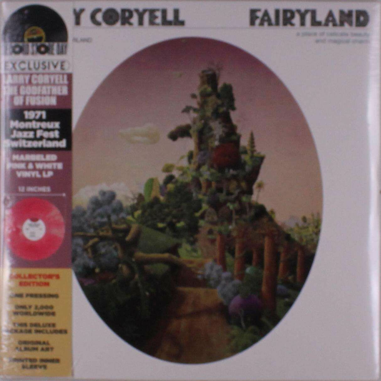 Виниловая пластинка Larry Coryell - Fairyland (RSD) (Limited Edition) (Pink/White Marbled Vinyl) (1 LP)