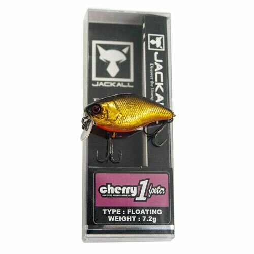 Воблер JACKALL CHERRY 1 FOOTER 46F 7.2g цвет HL GOLD & BLACK
