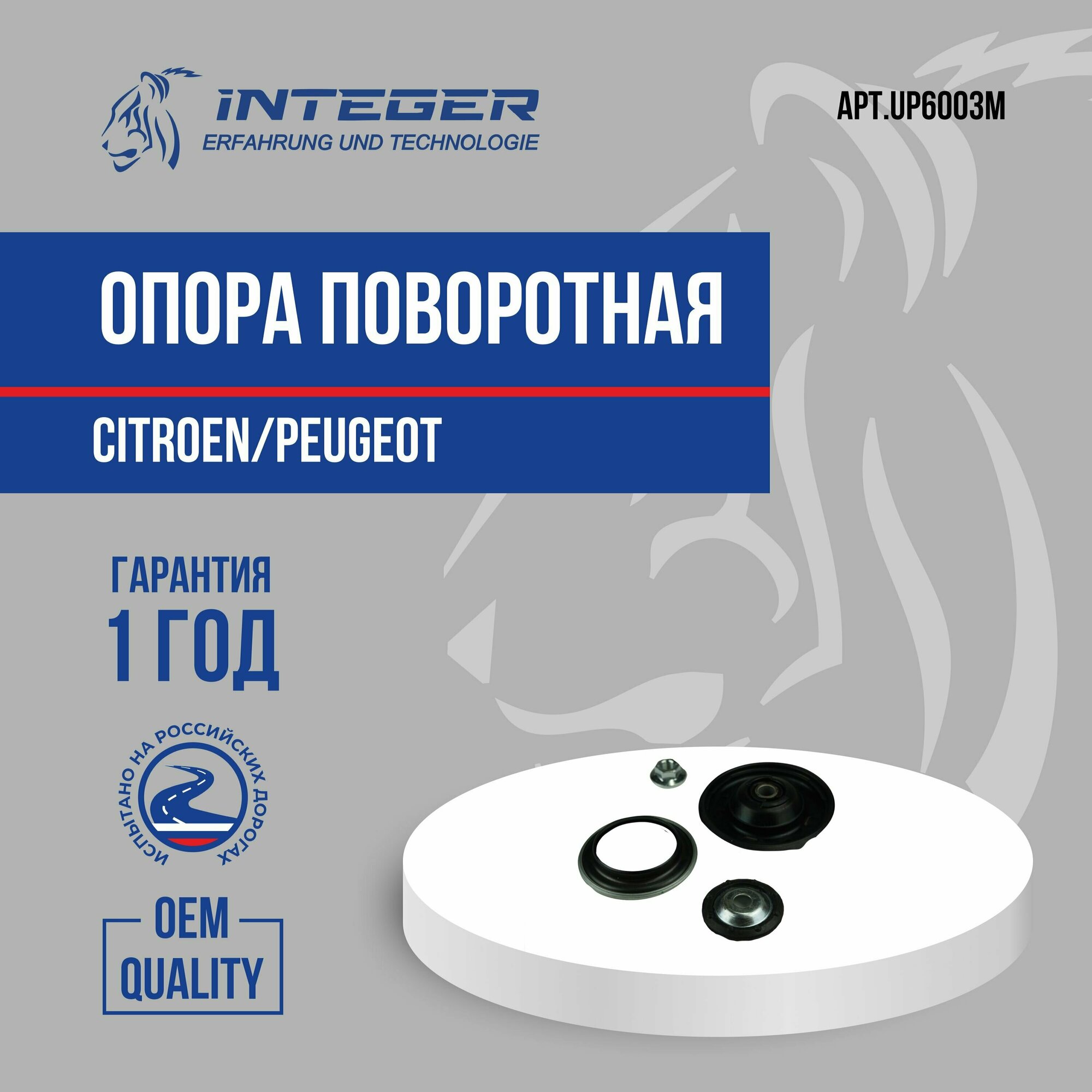 Комплект опор с подшипником для Citroen C4 и Peugeot 307 UP6003M