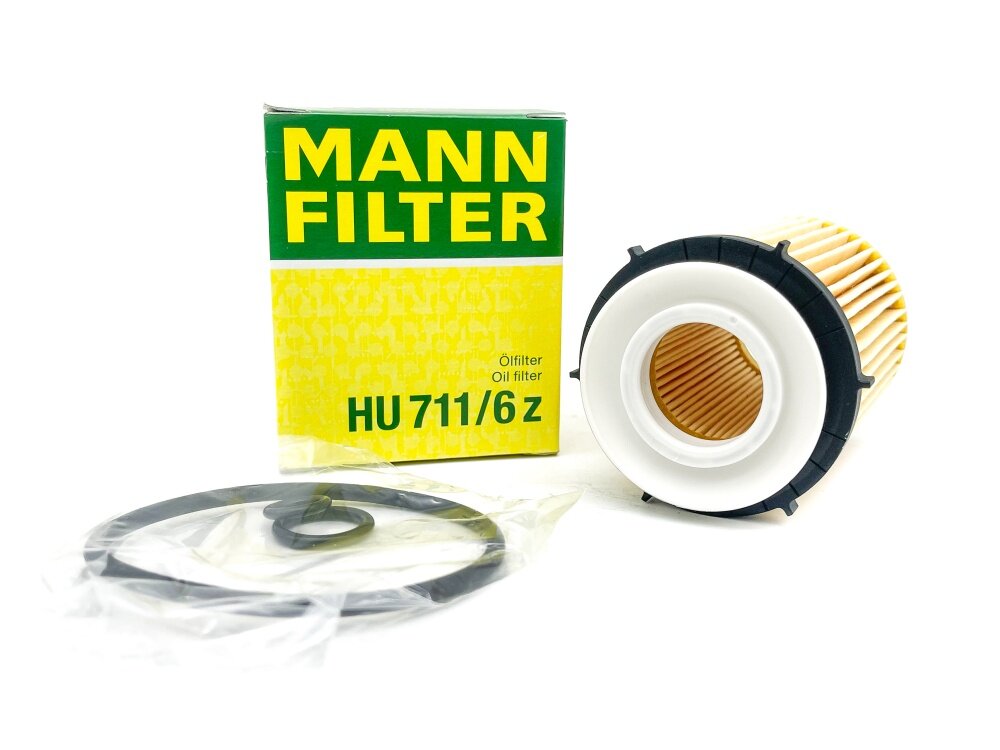 Фильтр масляный MANN HU711/6z (OX 982D. LF920)