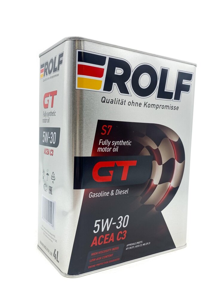 Rolf GT 5w30 SN/CF (4л) металл 322228