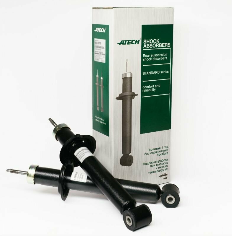Амортизатор стойки задней подвески ATECH STANDARD-OIL ВАЗ лада 2110-12, 1117, калина 1118, 1119 (2 шт) масляные (к-т)