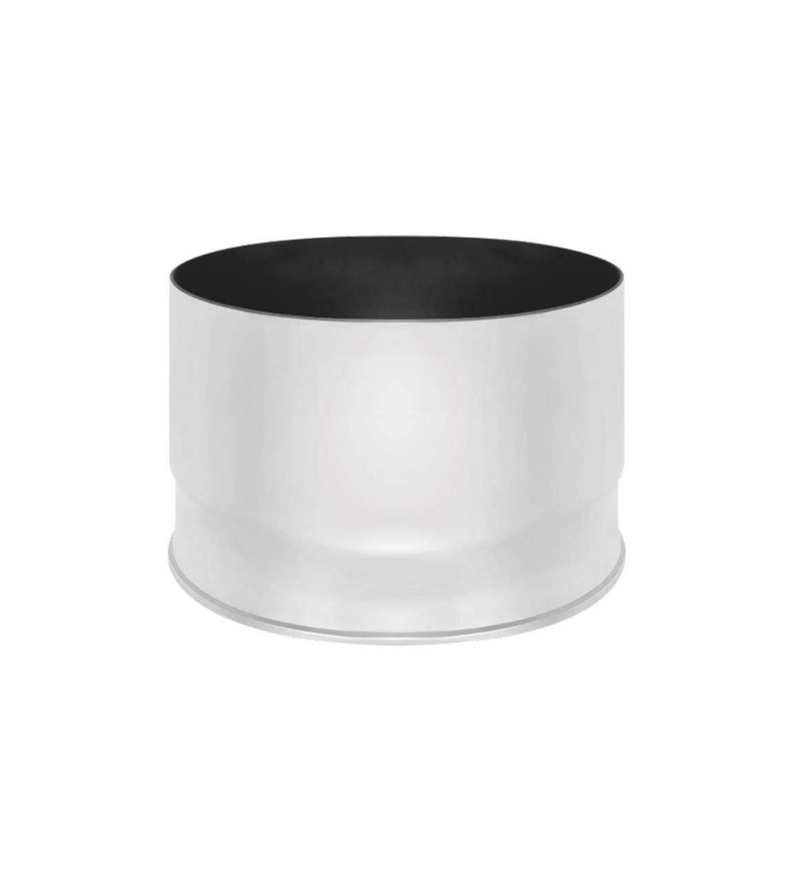 Стакан нержавеющая сталь (AISI 430/0,5мм) диаметр дымохода: 100 мм