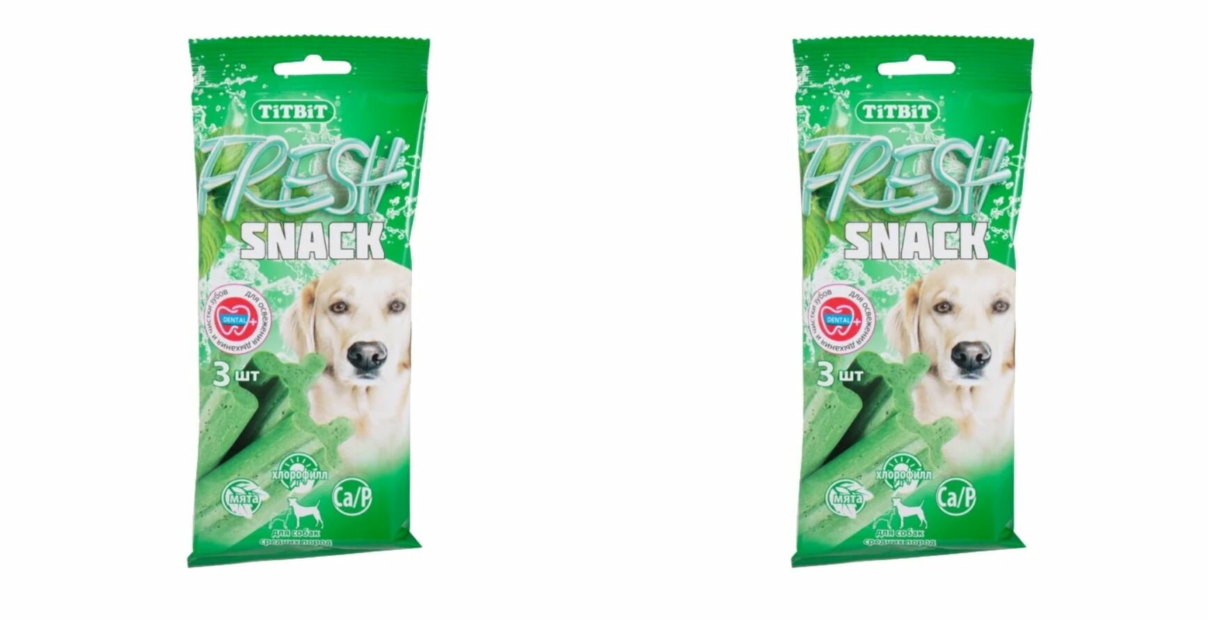 Titbit Лакомство для собак, Fresh Снек, 2 шт