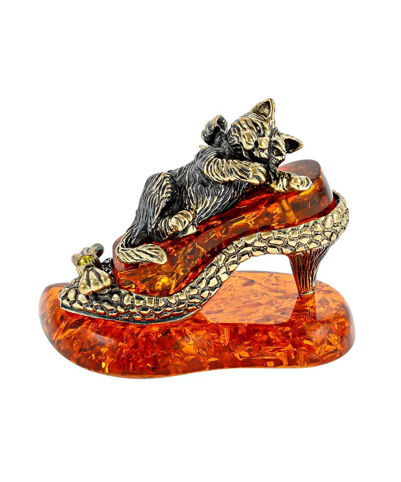 Статуэтка Кот на туфельке 219