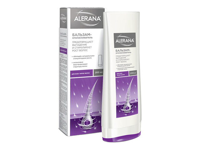 Бальзам-ополаскиватель ALERANA Для всех типов волос, 200 мл