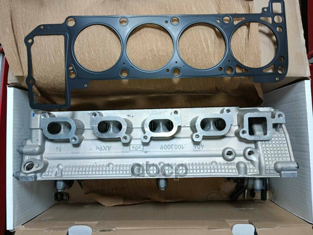 Головка блока для а/м ГАЗ 409051, 409052 (19 - ) измененная система охлаждения "ЗМЗ" UAZ арт. 409051-1063007-10