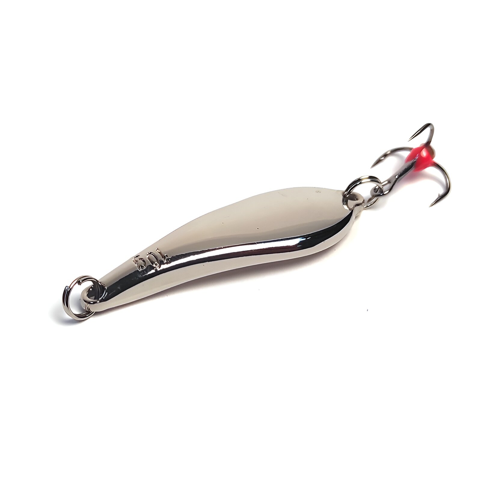 Зимняя блесна HITFISH Winter spoon 7008 45mm 10gr Col. 01 (Silver)