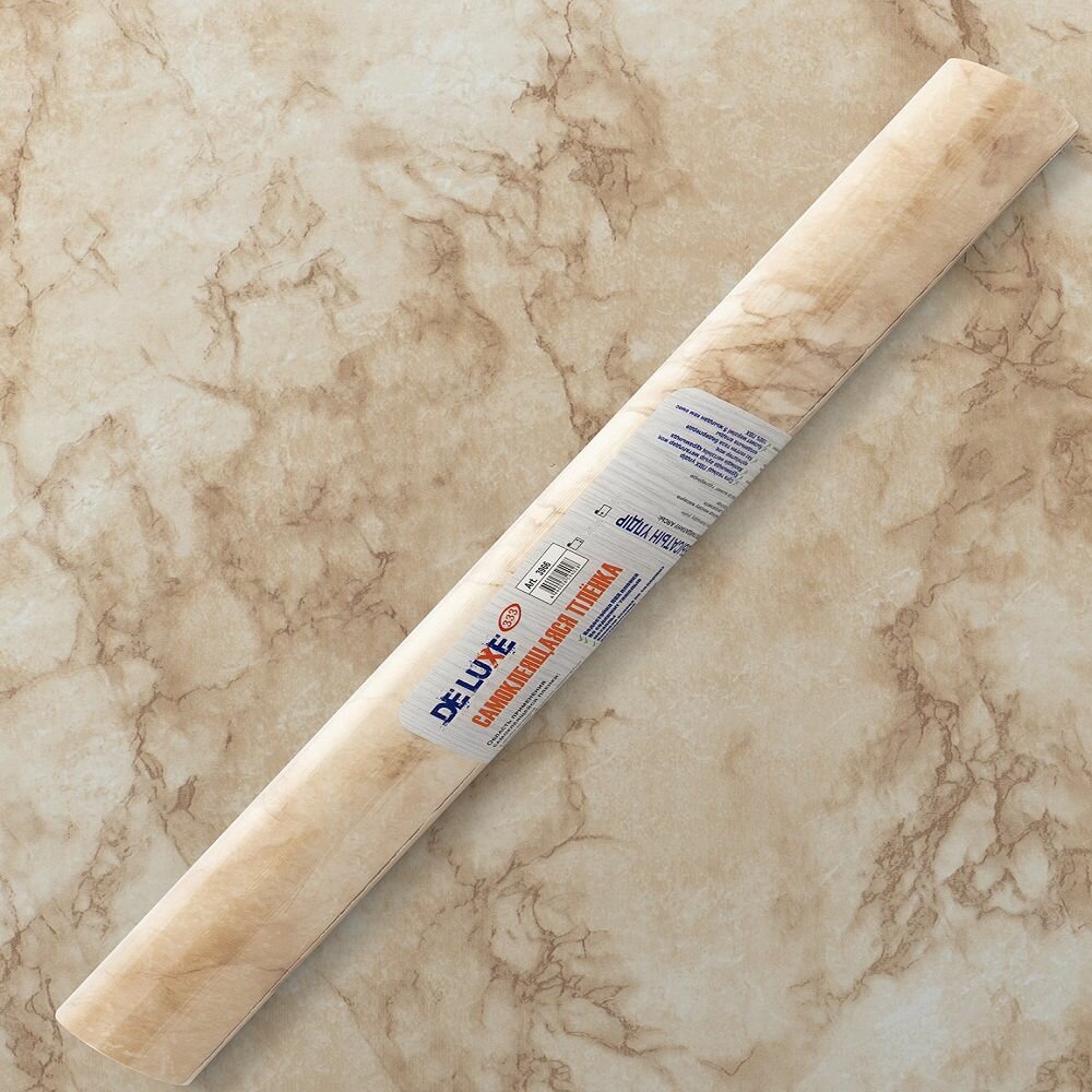 Пленка самоклеящаяся 0,9x8 м мрамор бежевый