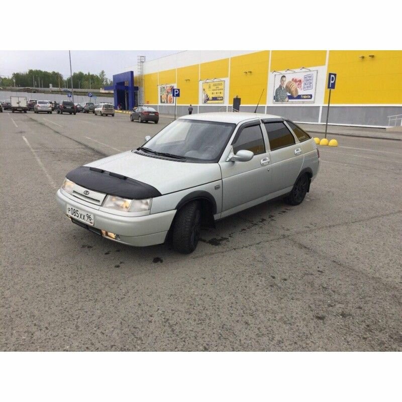 Дефлектор капота Кожаный для ВАЗ 2112