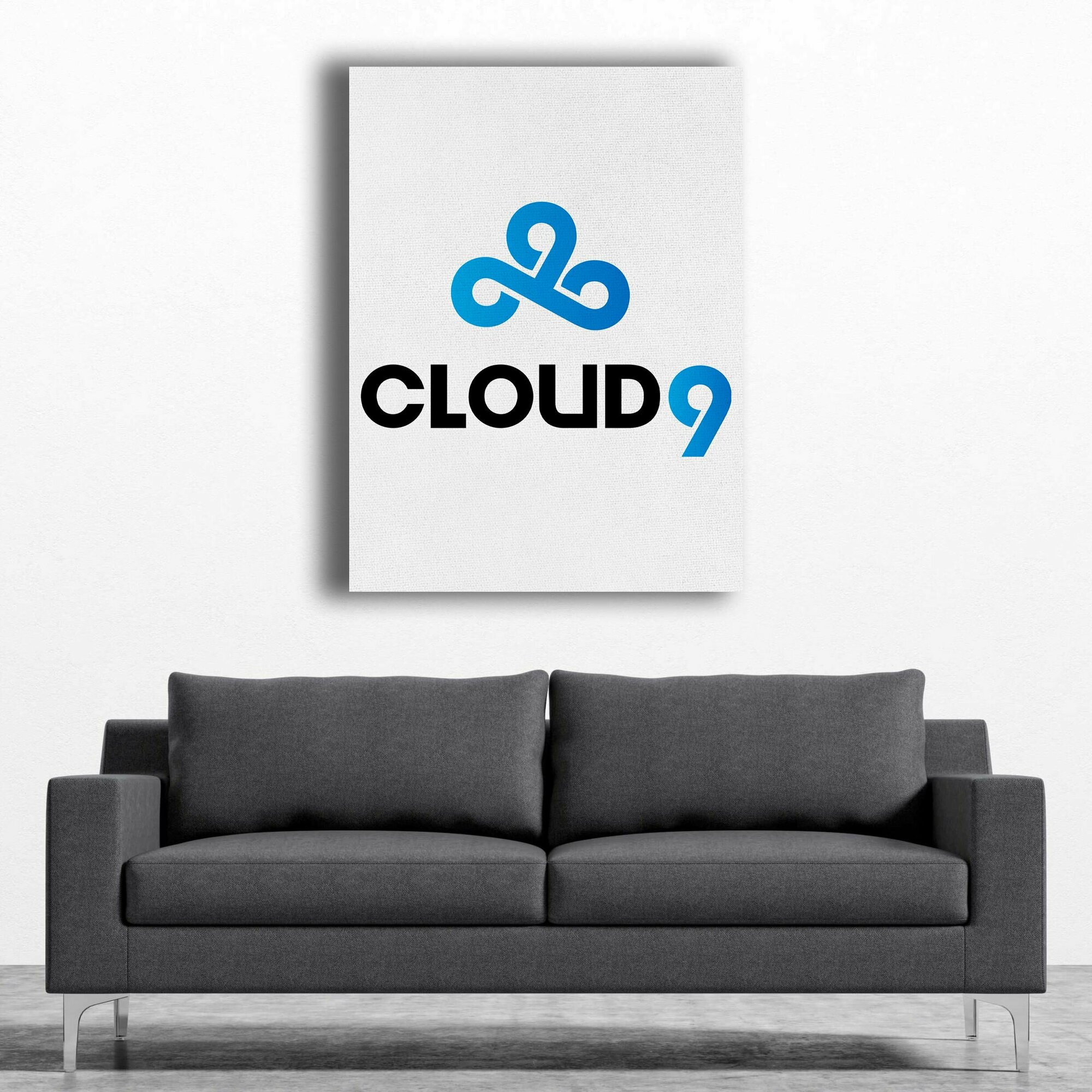 Интерьерная картина на холсте / Киберспорт / Cloud9 30*40