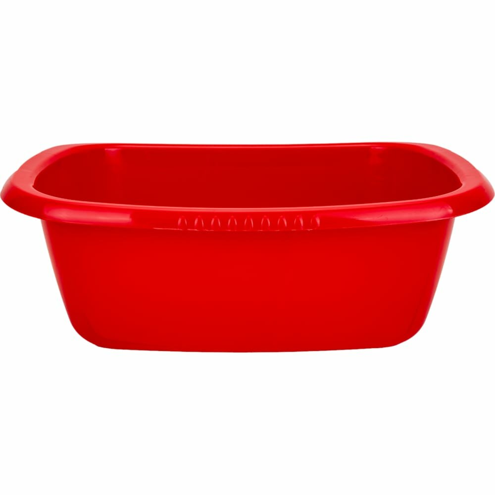 Таз Martika Водолей овальный 24л красный С623КРА, с пищевыми продуктами
