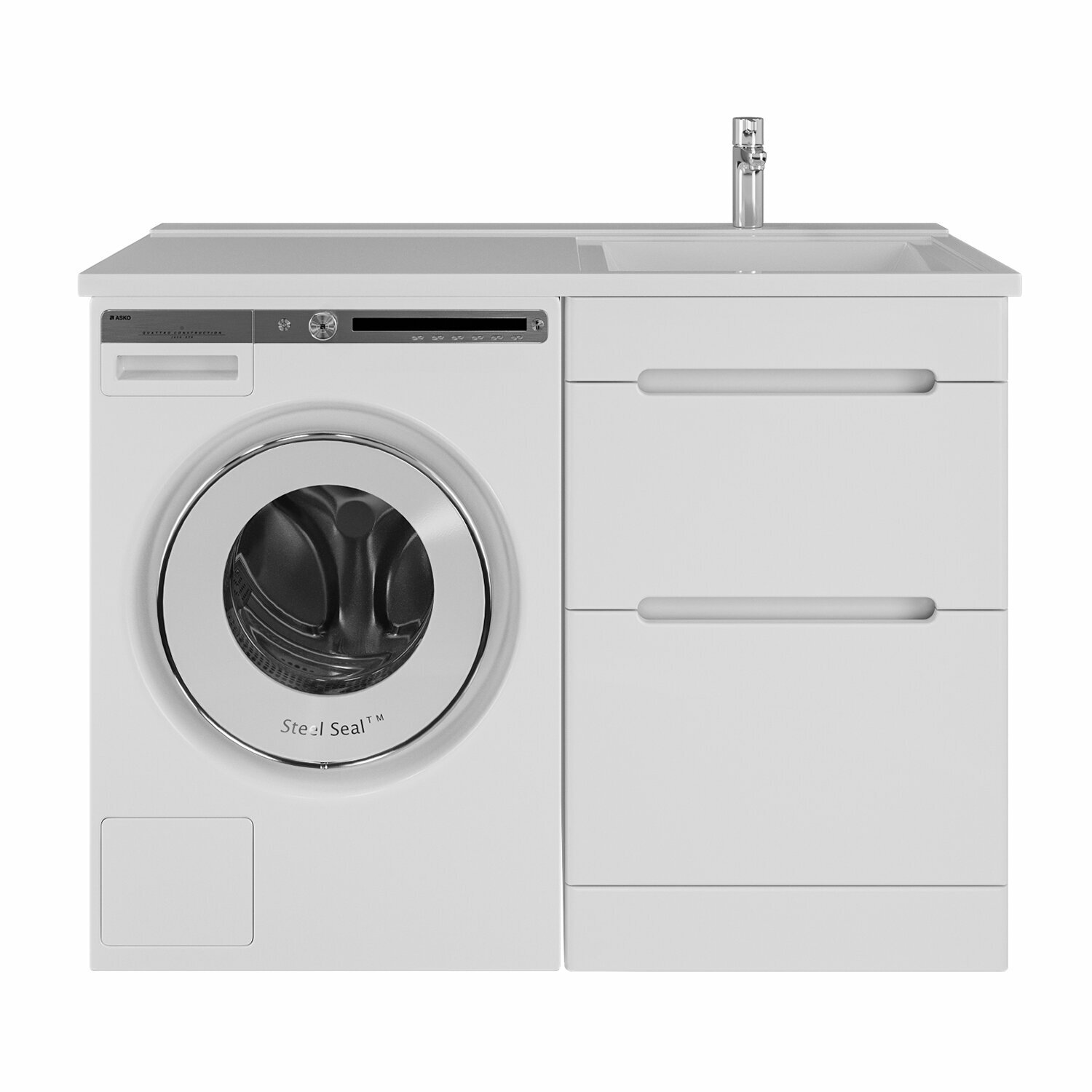 Тумба напольная SanStar Толедо 60 Без раковины для ванной комнаты, белая