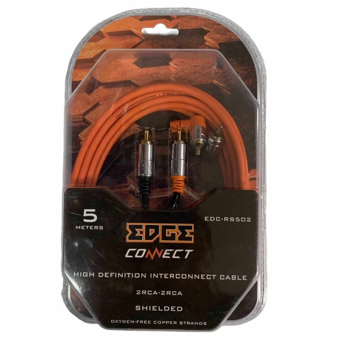 Кабель межблочный EDGE EDC-RS502 медный 2RCA-2RCA-5м