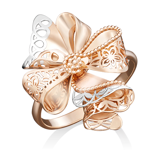 Кольцо, золото, 585 проба