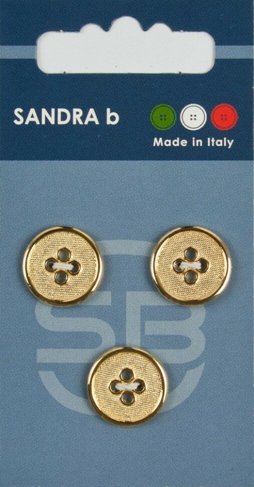 #CARD229 Пуговицы Sandra 3 шт