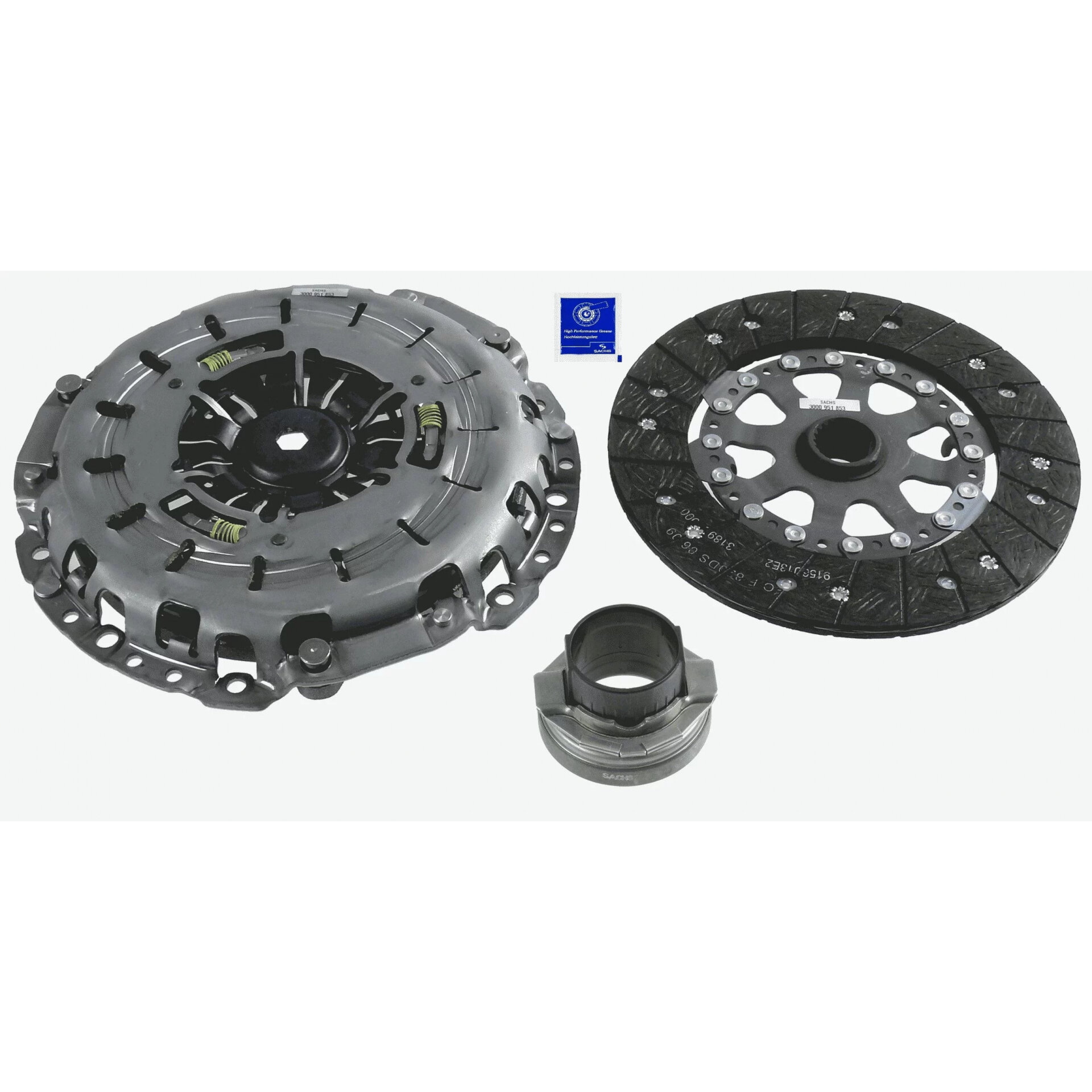 Комплект сцепления для автомобиля BMW, SACHS 3000 951 853 (1 шт.)
