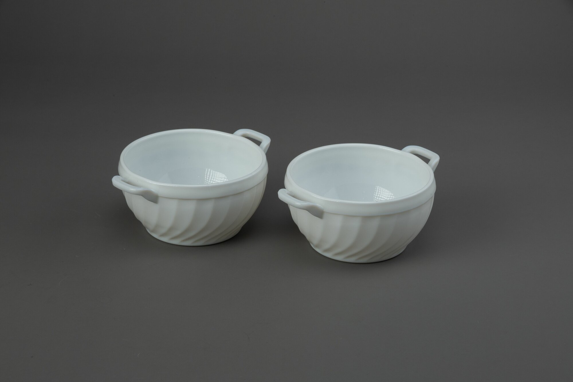 Супница керамическая 700 мл белая. Комплект - 2шт.