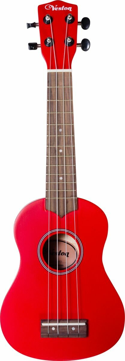 VESTON KUS 15RD - укулеле, сопрано, цвет красный