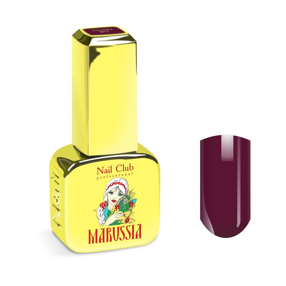 Nail Club Эмалевый гель-лак для ногтей с липким слоем MARUSSIA M11 Ushanka 13 мл