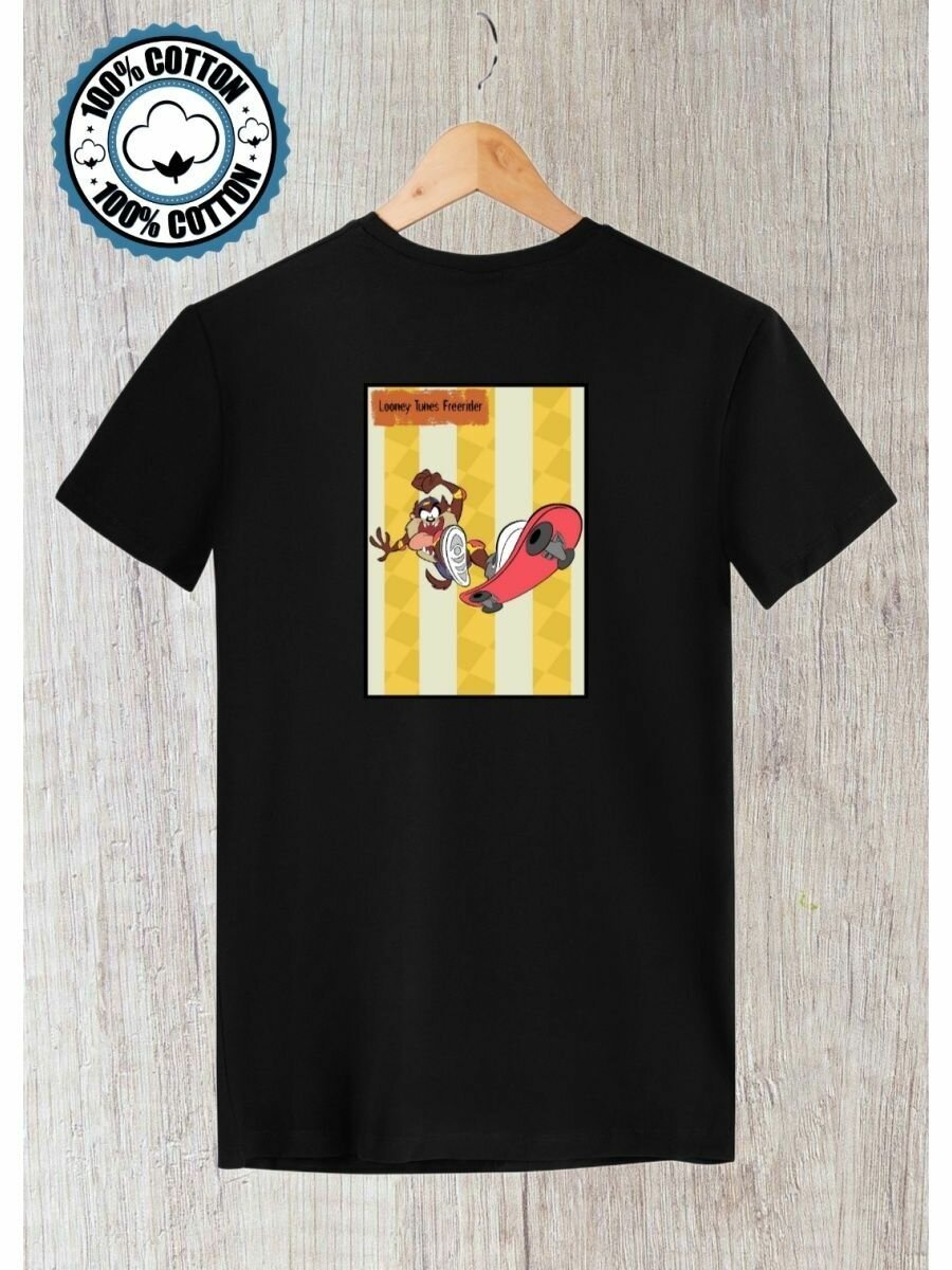 Футболка мульт тасманский дьявол looney tunes