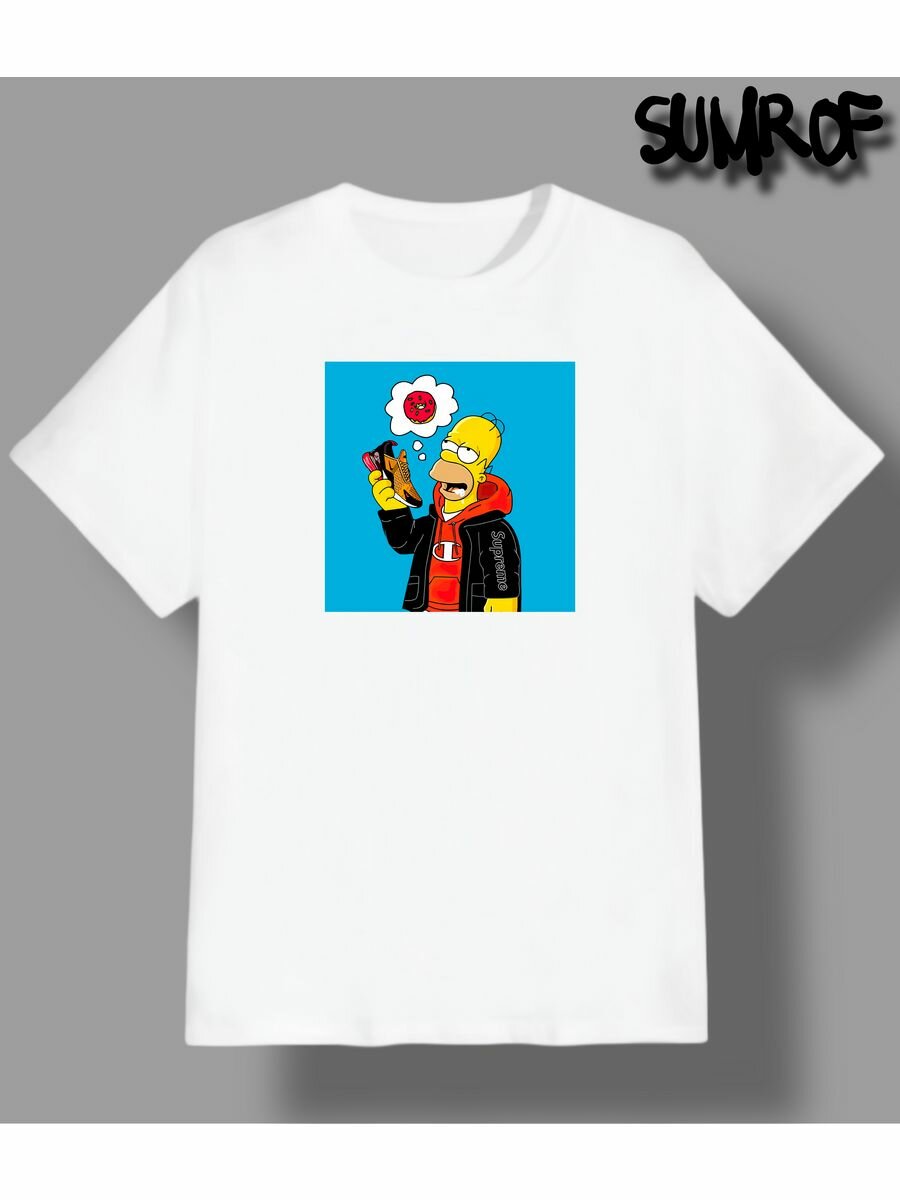 Футболка модный гомер simpson