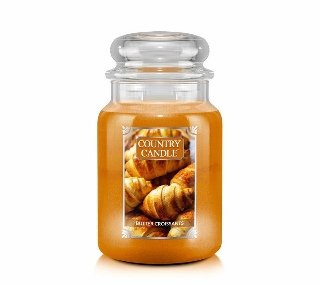 Country Candle/ Свеча большая Круассан с маслом / Butter Croissant 652гр.110-150 часов