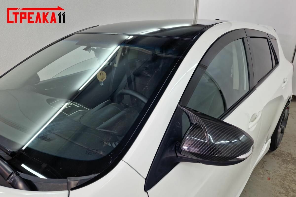 MAZDA 3 (II) 2008-2013 - Водосток (дефлектор) премиум