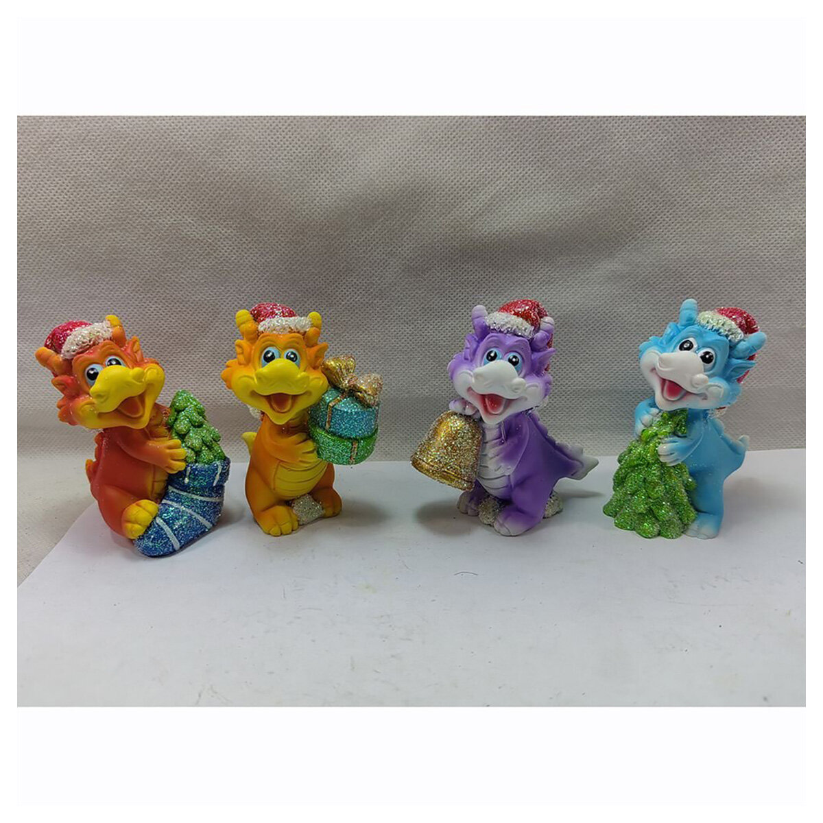 Фигурка декоративная дракон 7 х 5 х 8 см в ассортименте интерьерная коллекционная миниатюра