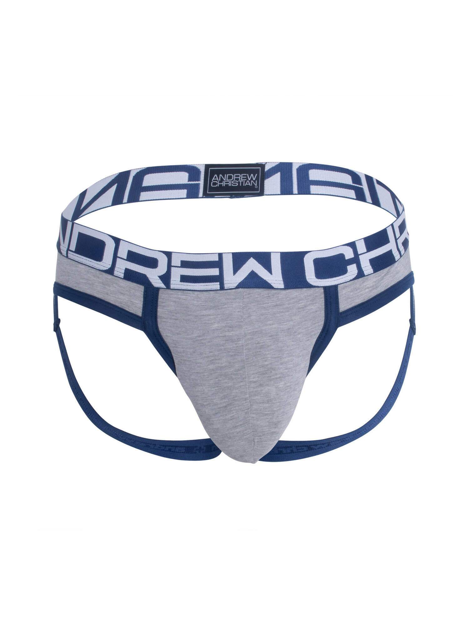 Трусы-джоки "Show-It CoolFlex Modal Frame Jock - Heather Grey" / Andrew Christian / Серый / Размер M