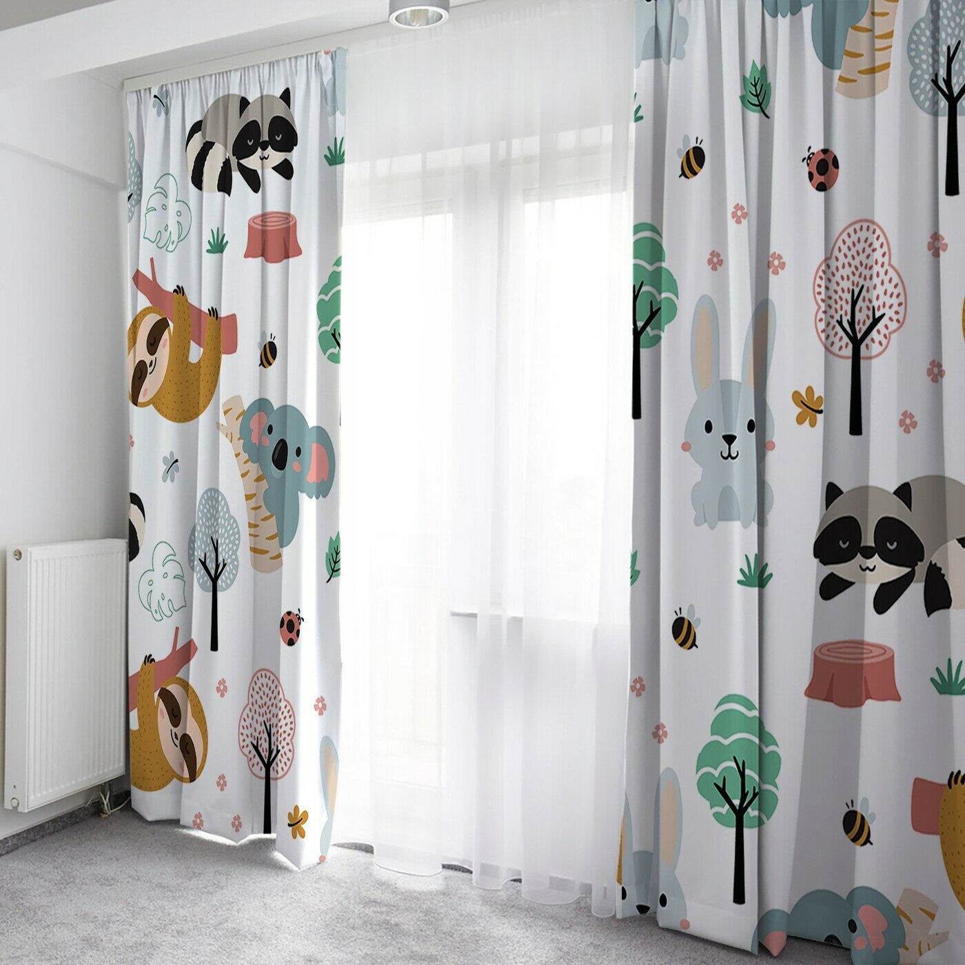 Шторы (фотошторы) из габардина, 290х290 см, Good Room