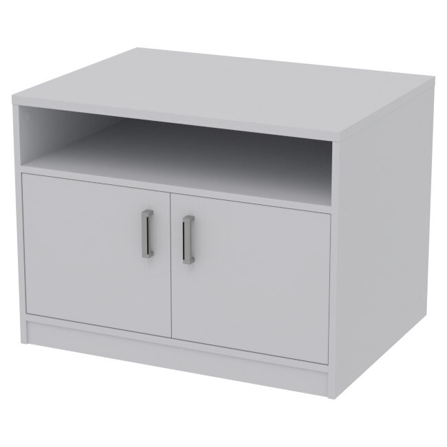 Тумба Меб-фф Тумба для оргтехники ТДО-24+С-19 цвет Серый 80/60/60 см