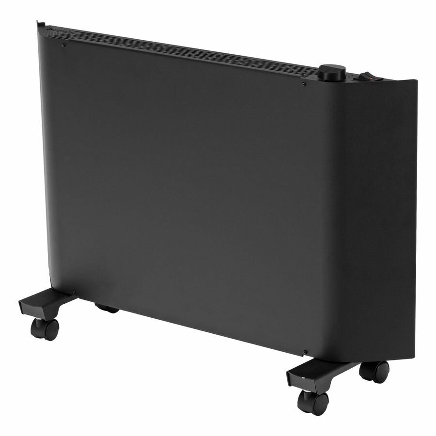 Конвектор электрический Denzel XCE-2000B, 230 В, 2000 Вт, черный, сушилка, колеса, Х-элемент, 98129