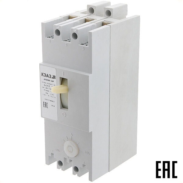 Автоматический выключатель АЕ2046-10Р 31,5А/3п/ 6кА при 400В 104239 (КЭАЗ)