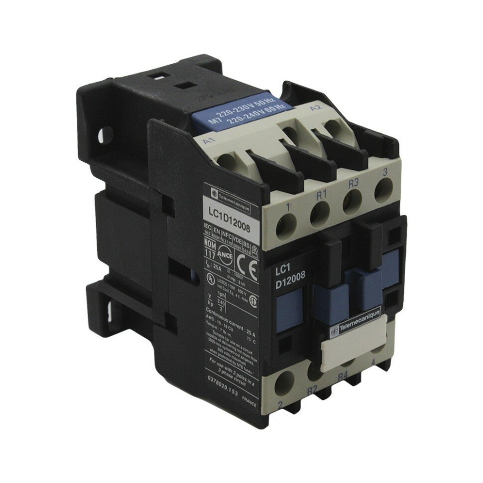 Telemecanique LC1D12008M7 Контактор (Катушка 220-240 50-60Hz)