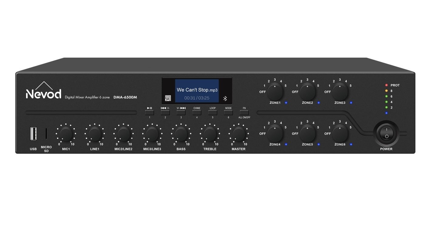 Микшер-усилитель NEVOD DMA-6500M
