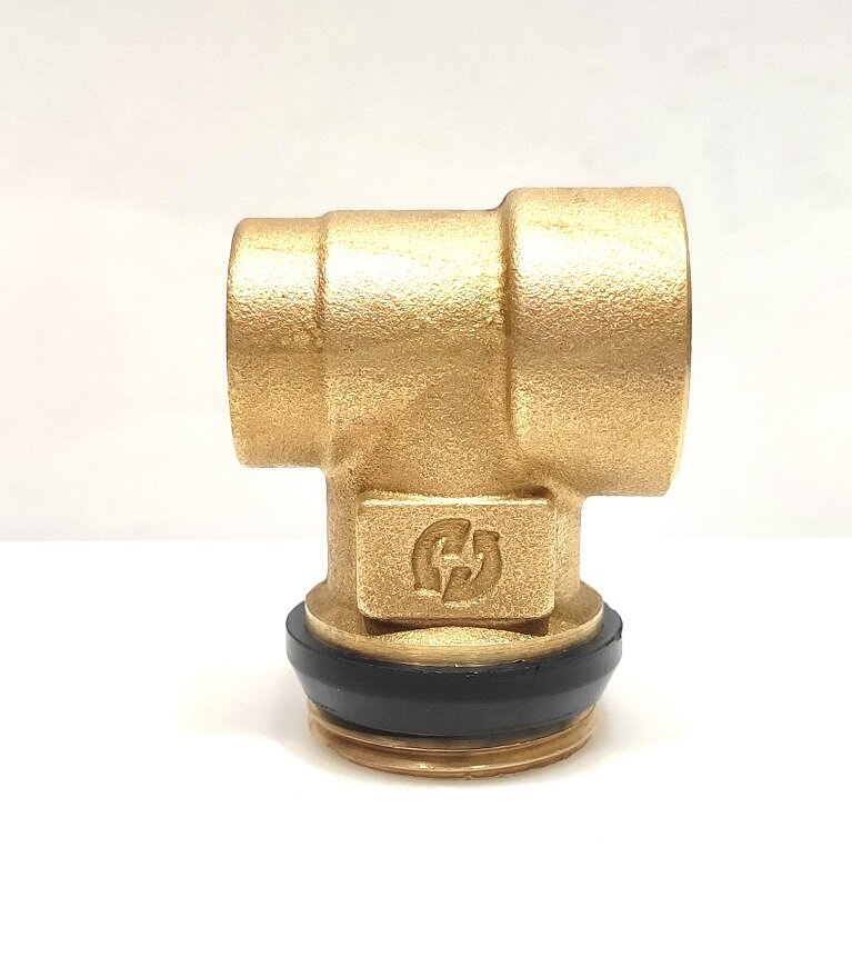 Тройник для подключения к коллектору GF 3/4" х 1/2" х 3/8"