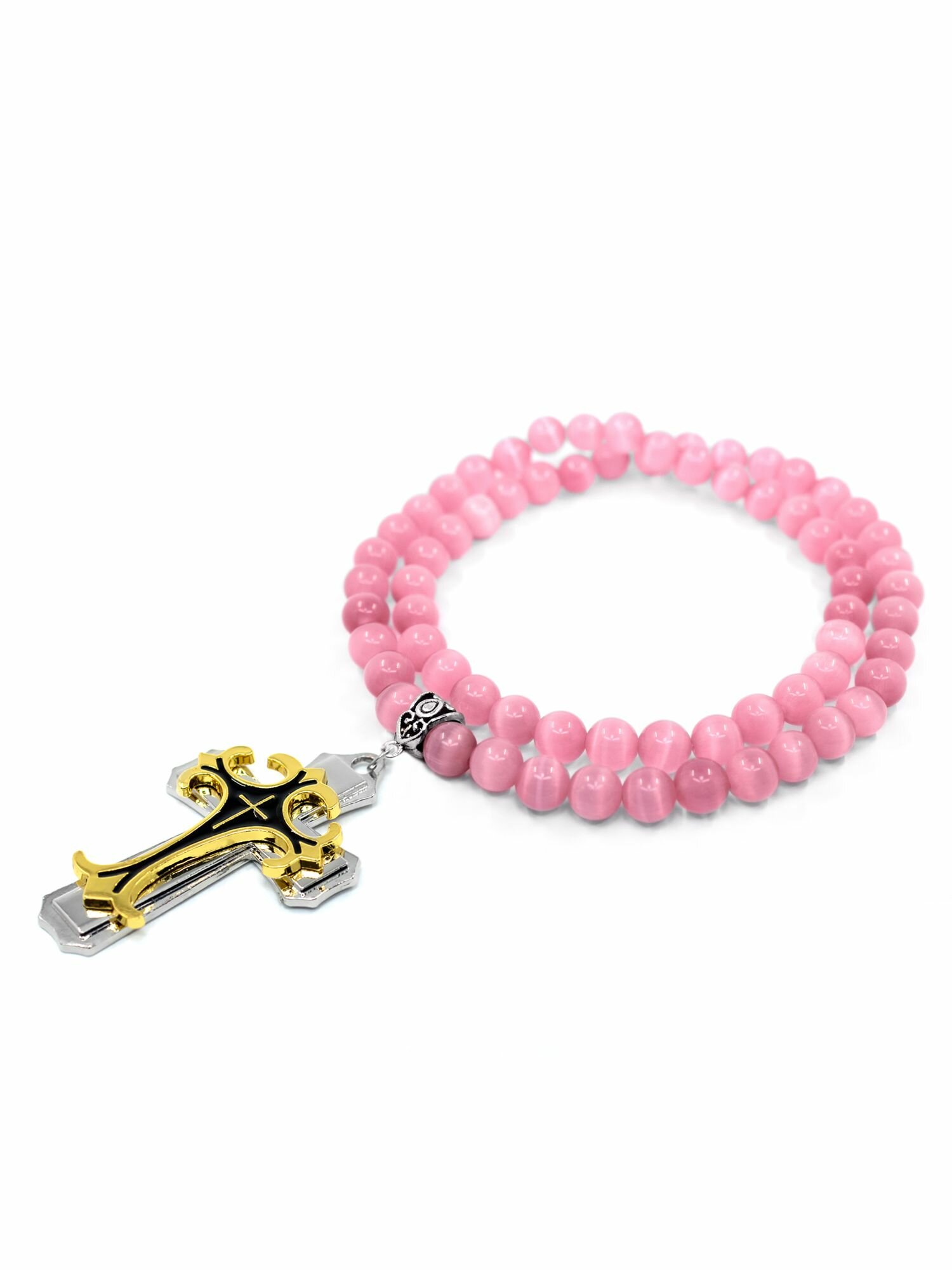 Бусы, кошачий глаз