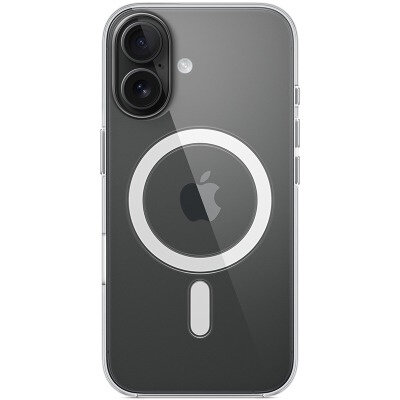 Чехол Clear Case MagSafe для iPhone 16 прозрачный