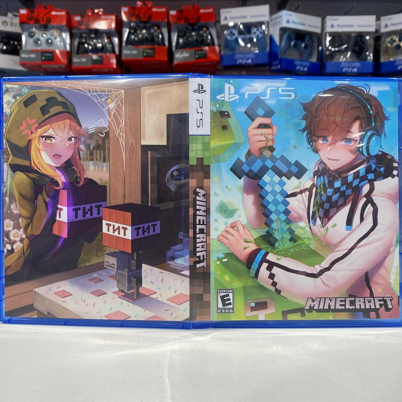 Эксклюзивная обложка PS5 для Minecraft №28