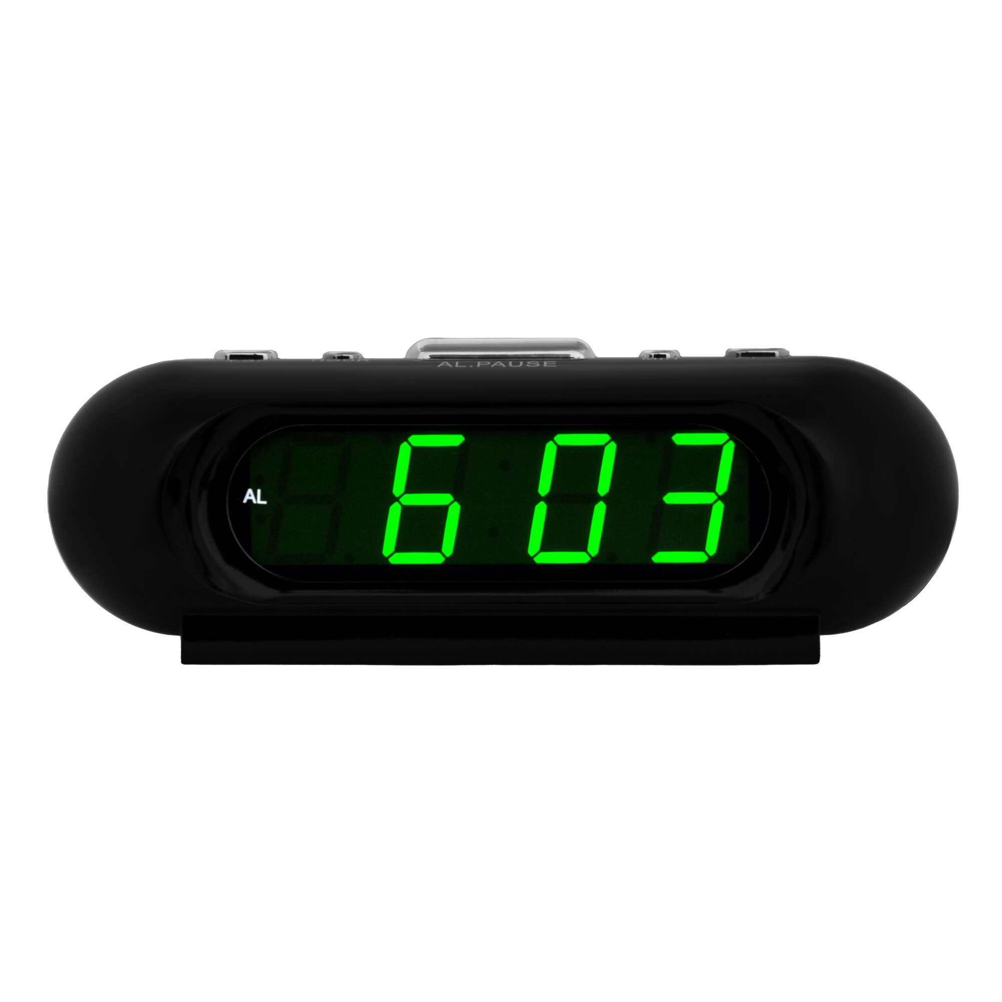 Сетевой будильник VST716-2 часы 220В св. зел. цифры + сетевой кабель