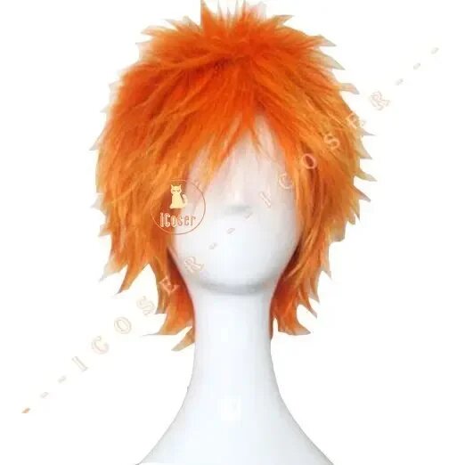 Косплей костюм Bleach Куросаки Ичиго TDAICHAN Оранжевый, М, Wig only
