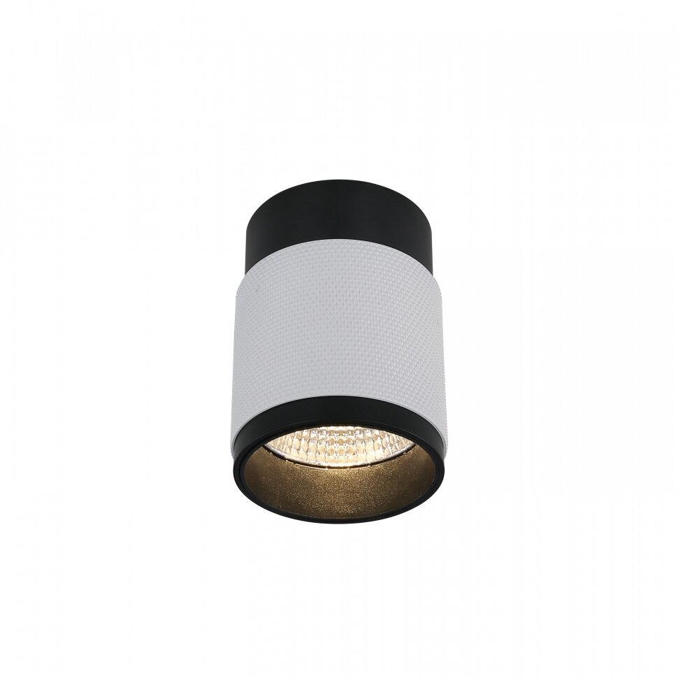 Накладной светильник iLedex Delta 1955-10W-3000K-36 BK+WH